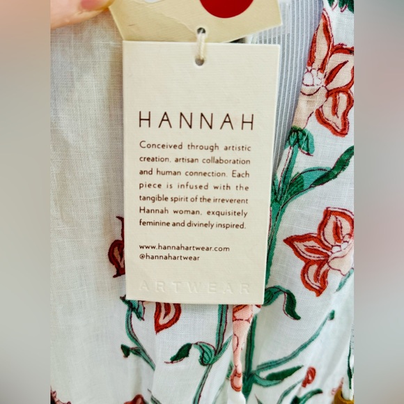 Hannah | Dresses | Hand Block Printed Linen Dress | Poshmark